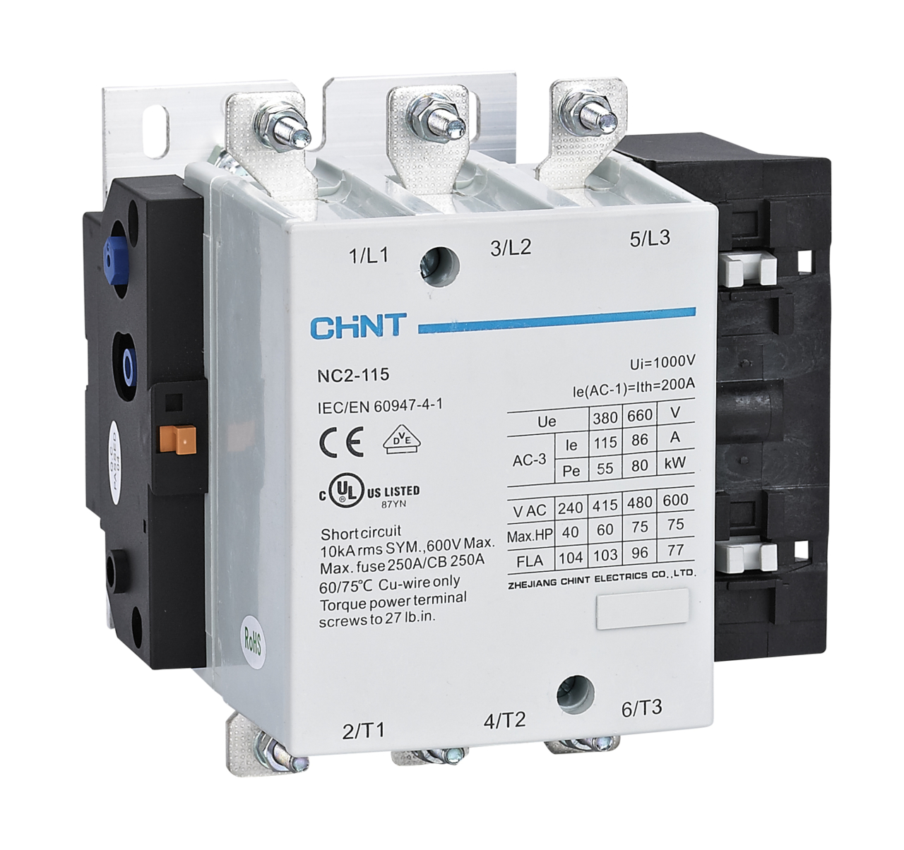 Contactor industrial serie NC2 | Chint Electrics